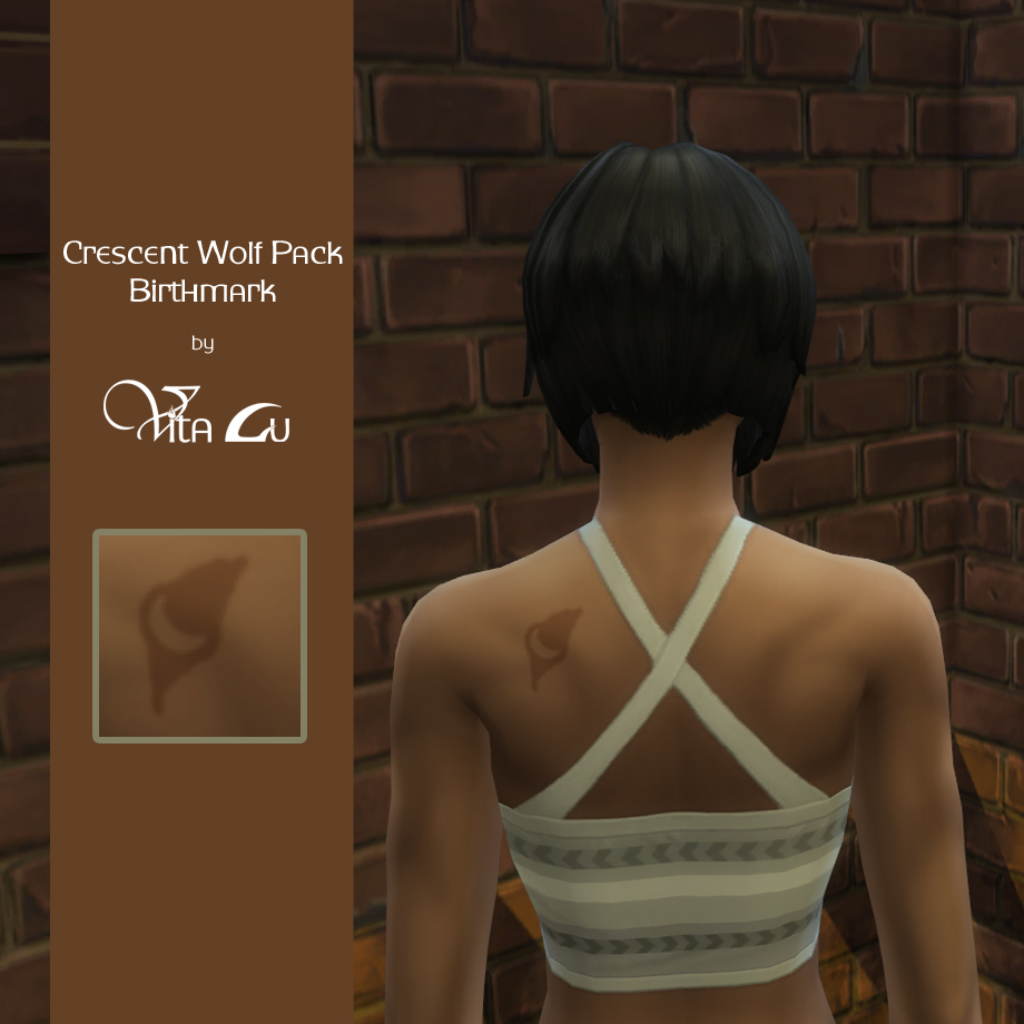 Crescent Wolf Pack Birthmark - The Sims 4 Create a Sim - CurseForge