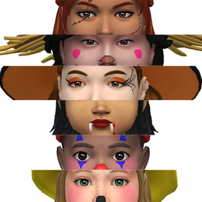 Simblreen 2022 makeup set - The Sims 4 Create a Sim - CurseForge