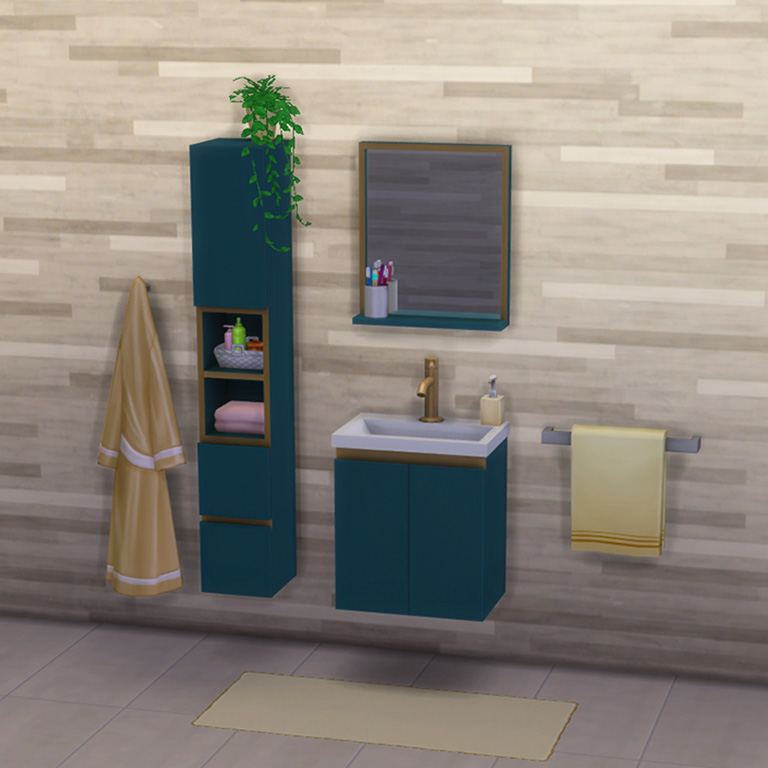 Golden Ocean Bathroom Set - The Sims 4 Build / Buy - CurseForge