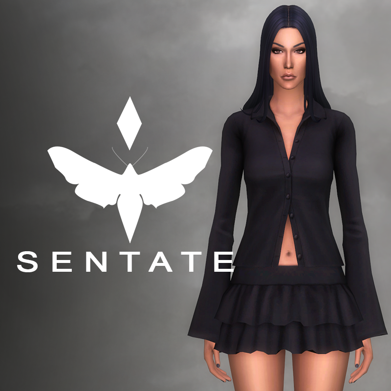 Cleo Top and Holly Skirt - The Sims 4 Create a Sim - CurseForge