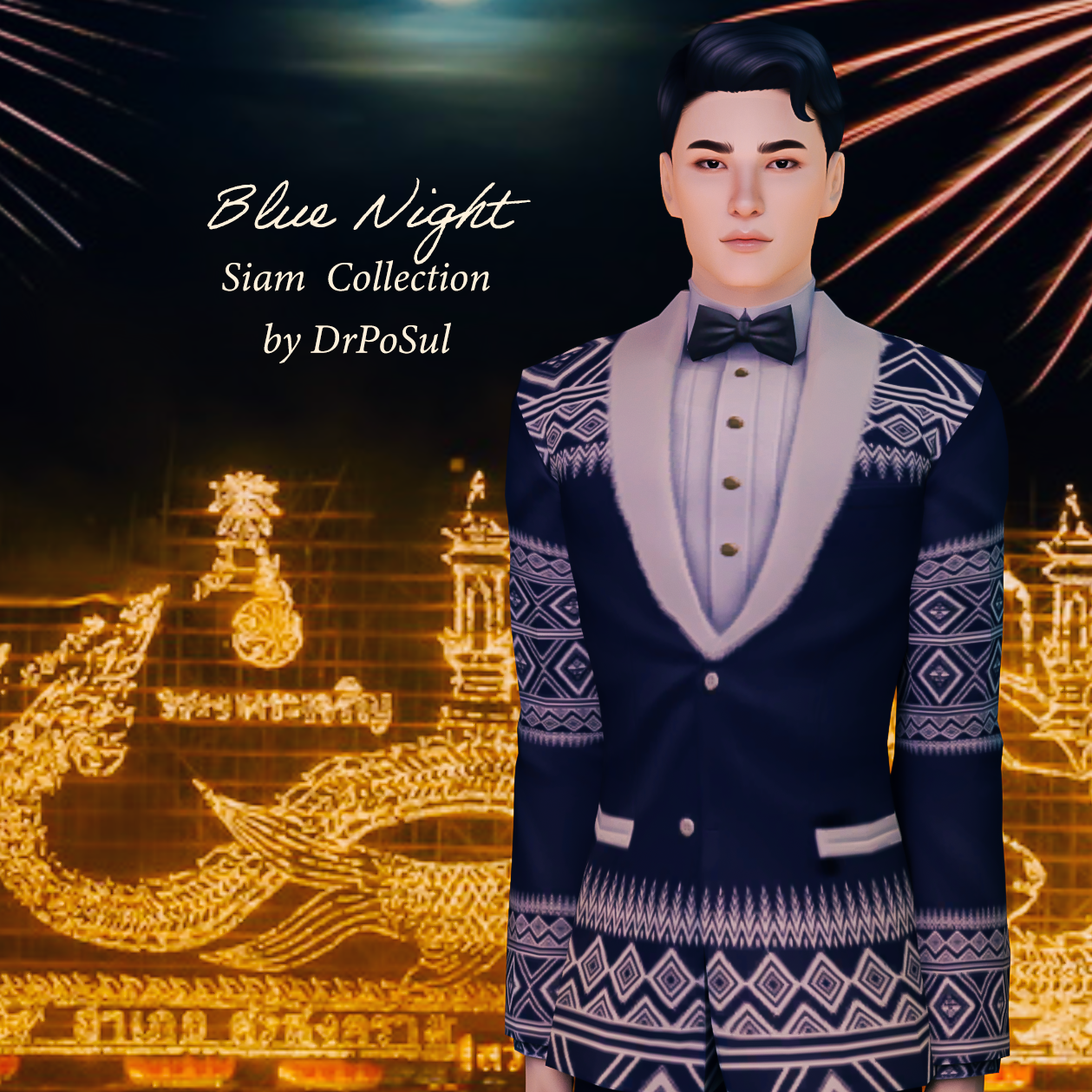 Blue Night - Siam Collection - The Sims 4 Create a Sim - CurseForge