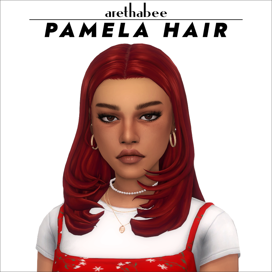Pamela Hair - Aretha - Create a Sim - The Sims 4 - CurseForge