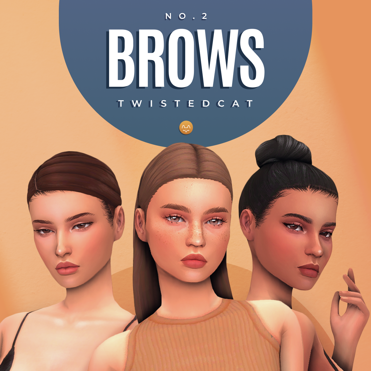 Brow set NO2 - The Sims 4 Create a Sim - CurseForge