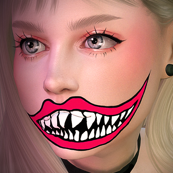 Creepy Smile - Create a Sim - The Sims 4 - CurseForge