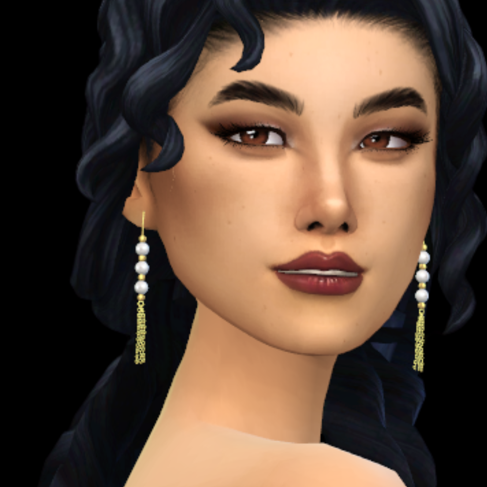 Pearl Gold Earrings - The Sims 4 Create a Sim - CurseForge