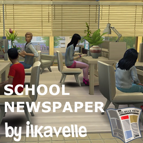 School Newspaper - Afterschool Activity - The Sims 4 Mods - CurseForge