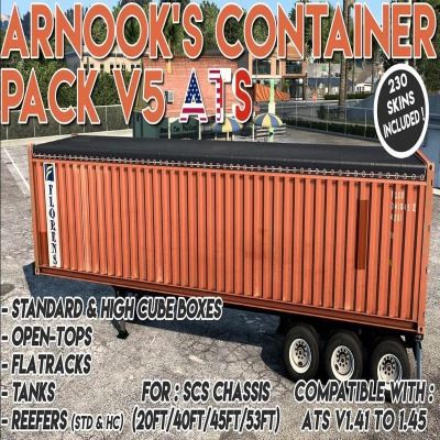 arnooks container pack 1 - American Truck Simulator Mods - CurseForge