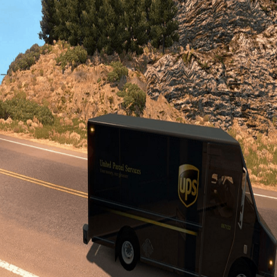 real ups van - American Truck Simulator Mods - CurseForge