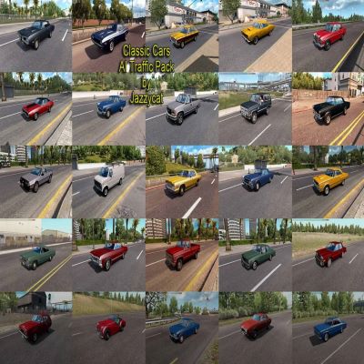 classic cars ai traffic pack jazzycat 2 - American Truck Simulator Mods ...