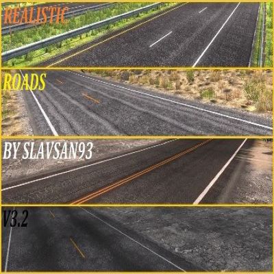 realistic roads update - Mods - American Truck Simulator - CurseForge