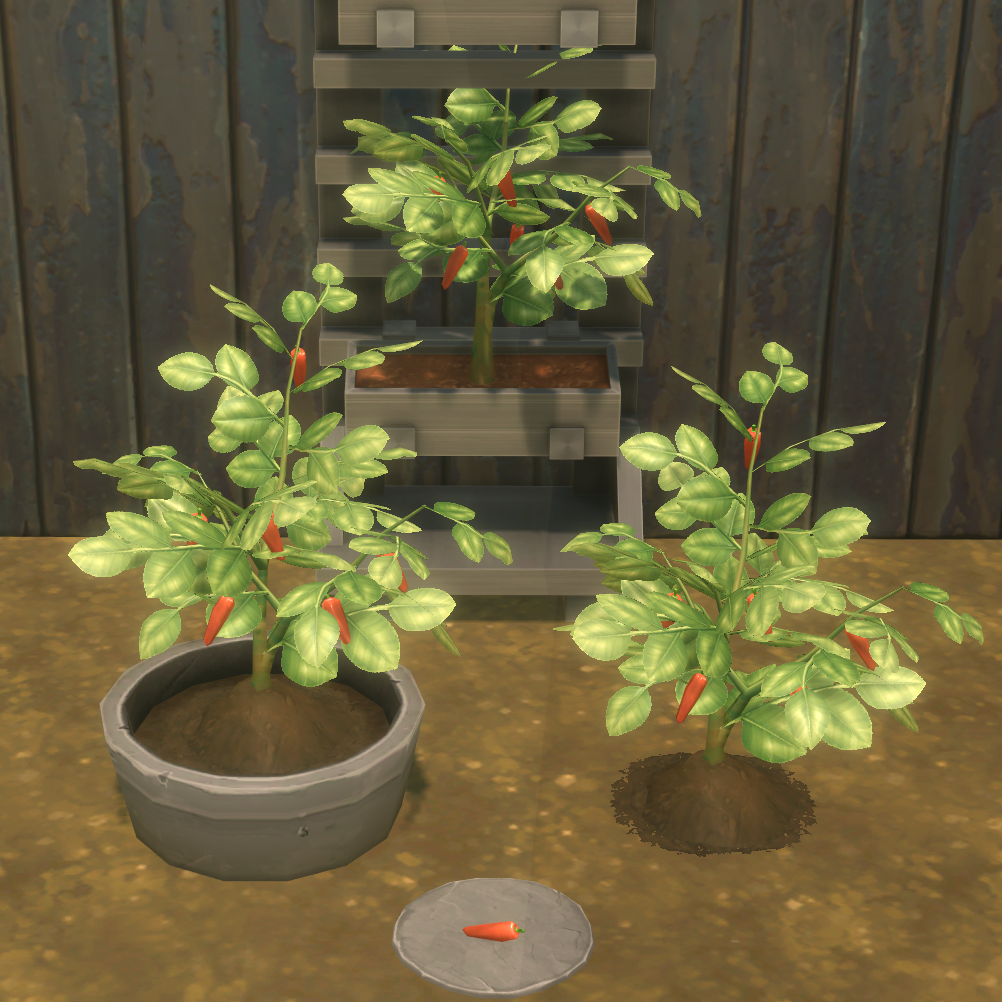 Download Chili Pepper Harvestable & Plant - The Sims 4 Mods - CurseForge