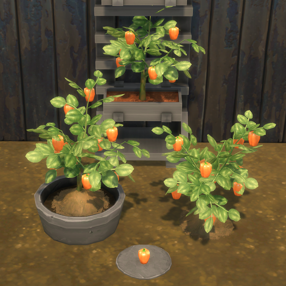Files - Orange Bell Pepper Harvesta... - Mods - The Sims 4 - CurseForge