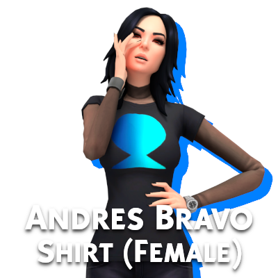 Andres Bravo Shirt (Female) - The Sims 4 Create a Sim - CurseForge