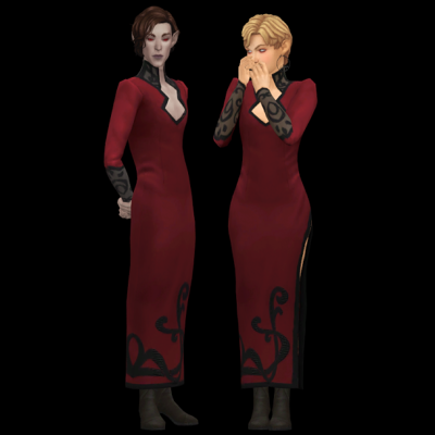 Morgyn Dress - The Sims 4 Create a Sim - CurseForge