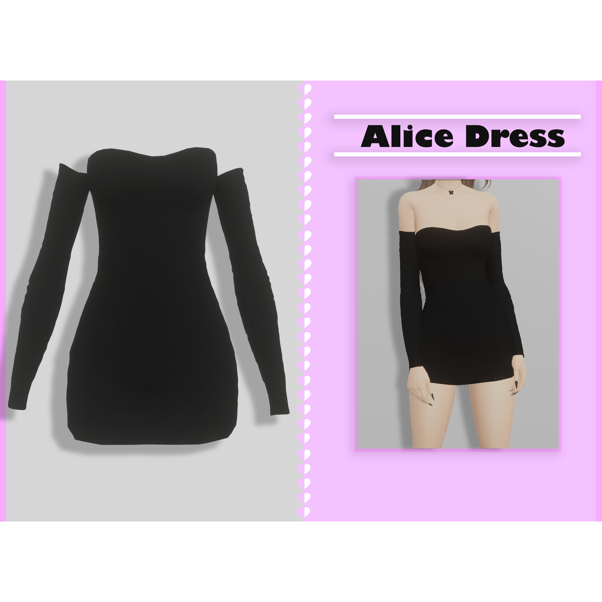 Alice Dress ♡ - Create a Sim - The Sims 4 - CurseForge