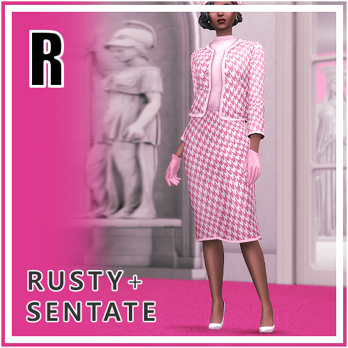 Lady Jackie Two-piece suit ... - Create a Sim - The Sims 4 - CurseForge