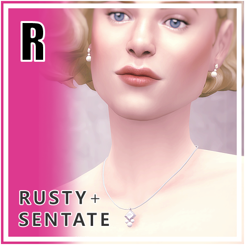 Rita Pearl Earring & Necklace Set - Rusty x Sentate Collaboration - The ...