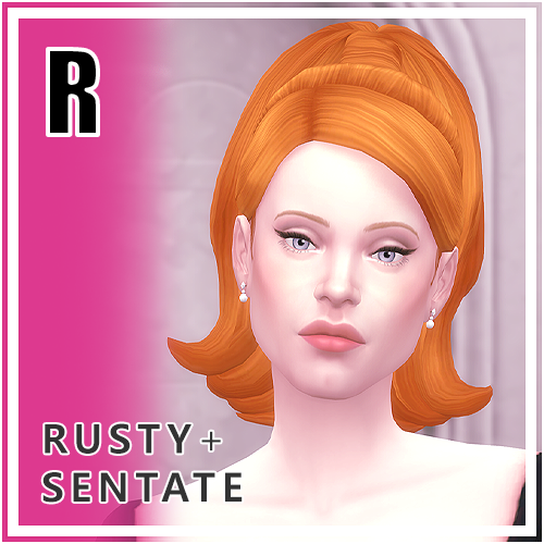 Barbie Hair - Rusty x Sentate Collaboration - The Sims 4 Create a Sim ...