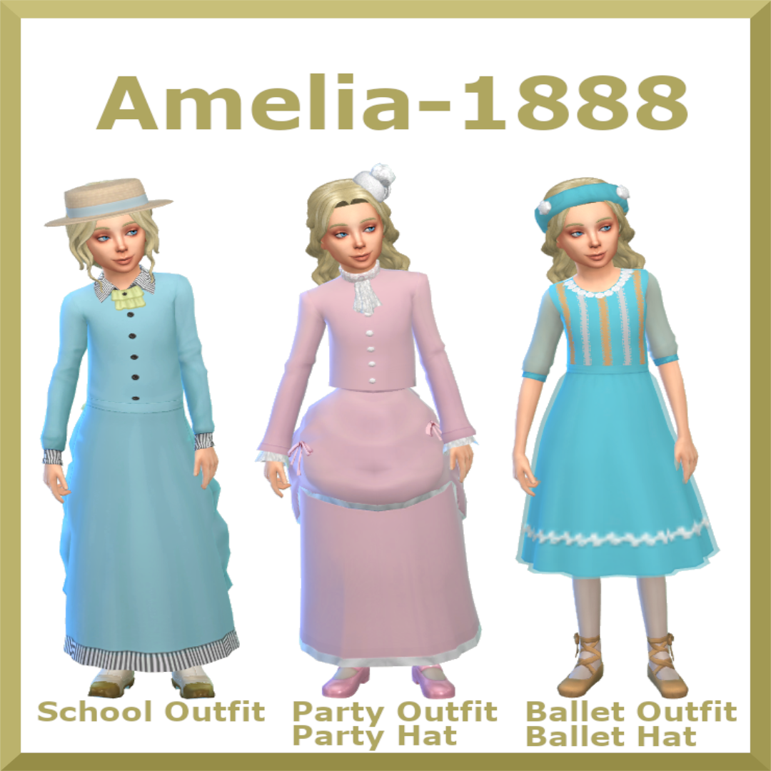Amelia Set - The Sims 4 Create a Sim - CurseForge