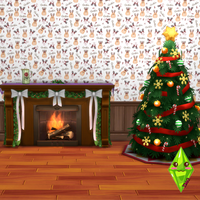 Christmas Wallpapers - The Sims 4 Build / Buy - CurseForge