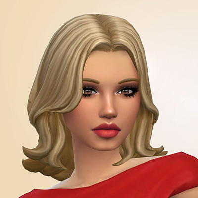 Jenna Hairstyle - The Sims 4 Create a Sim - CurseForge