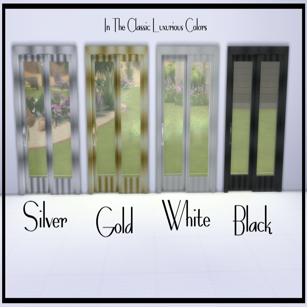 newluxurioussims4 Luxury Sliding Door - The Sims 4 Build / Buy - CurseForge