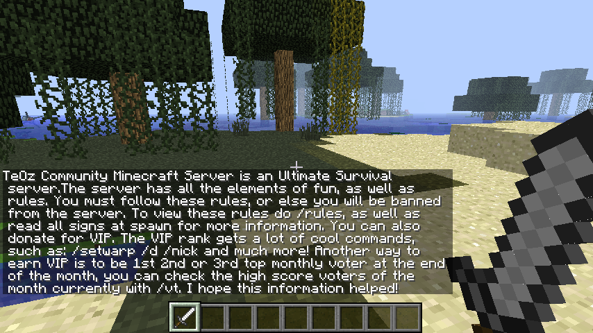 Overview - Server Description Plugin - Bukkit Plugins - Projects - Bukkit