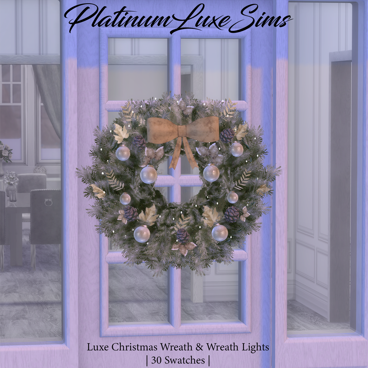 Luxe Christmas Wreath & Wreath Lights - The Sims 4 Build / Buy - CurseForge