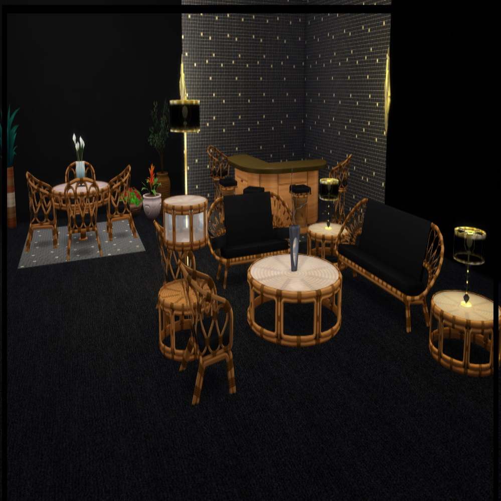 newluxurioussims4_Jackie's Island Living Wicker Set PT2 - The Sims 4 ...