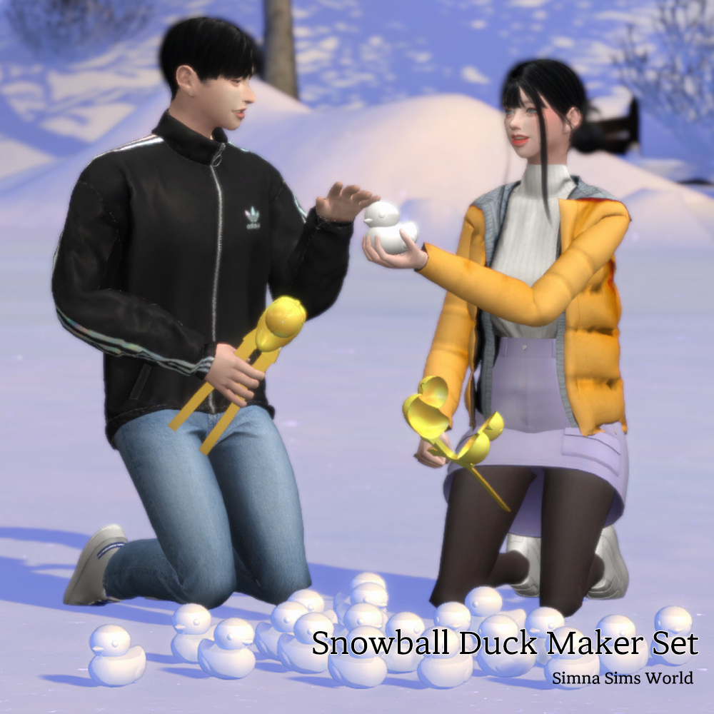 Snowball duck maker set - The Sims 4 Mods - CurseForge
