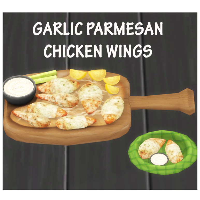 Install Garlic Parmesan Chicken Wings - The Sims 4 Mods - CurseForge