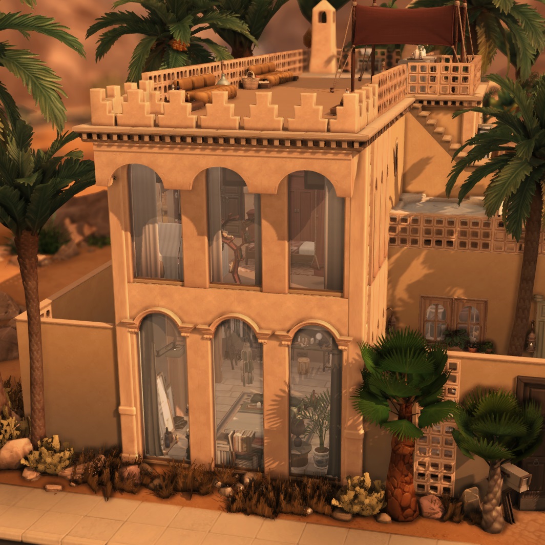Dar ElNakheel / Arabic Palm House - The Sims 4 Rooms / Lots - CurseForge