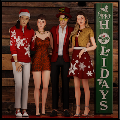 Happy Holidays Collection - The Sims 4 Create a Sim - CurseForge
