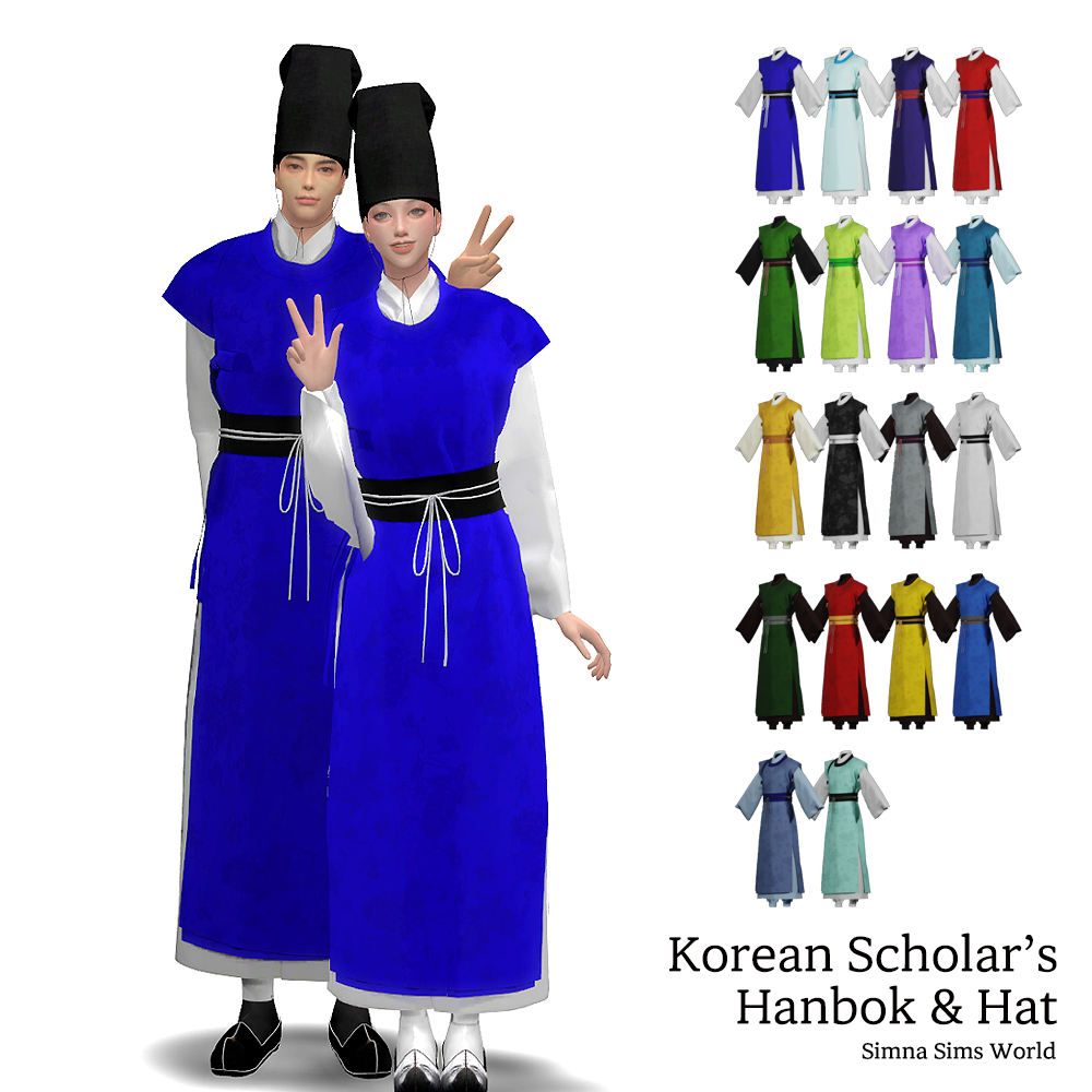 Files - ﻿Korean Joseon Scholar Hanb... - Create a Sim - The Sims 4 ...