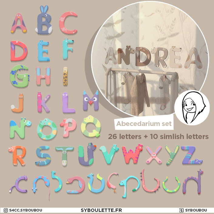 Abecedarium set (2021) - The Sims 4 Build / Buy - CurseForge