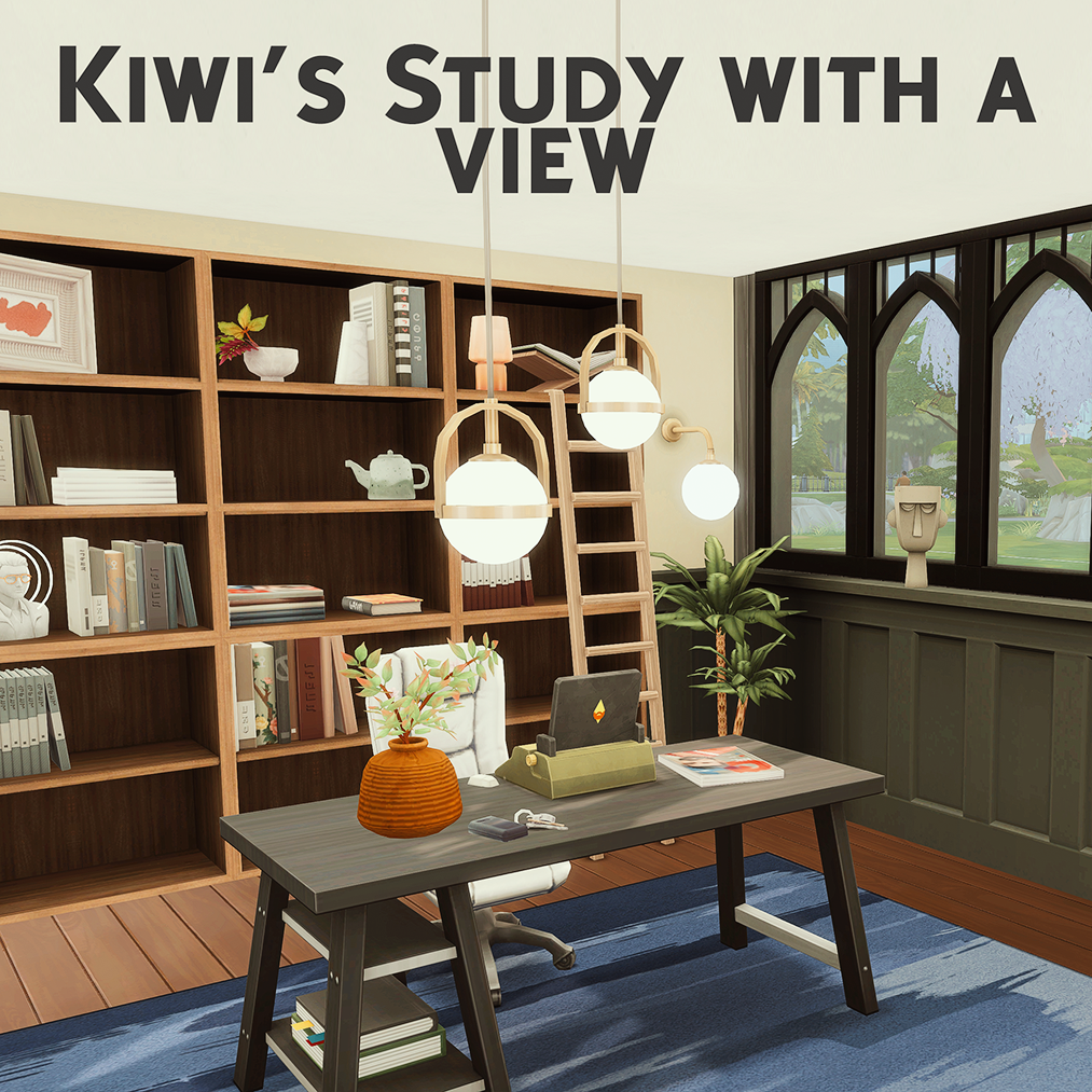 Kiwi's Study with a view - The Sims 4 Rooms / Lots - CurseForge