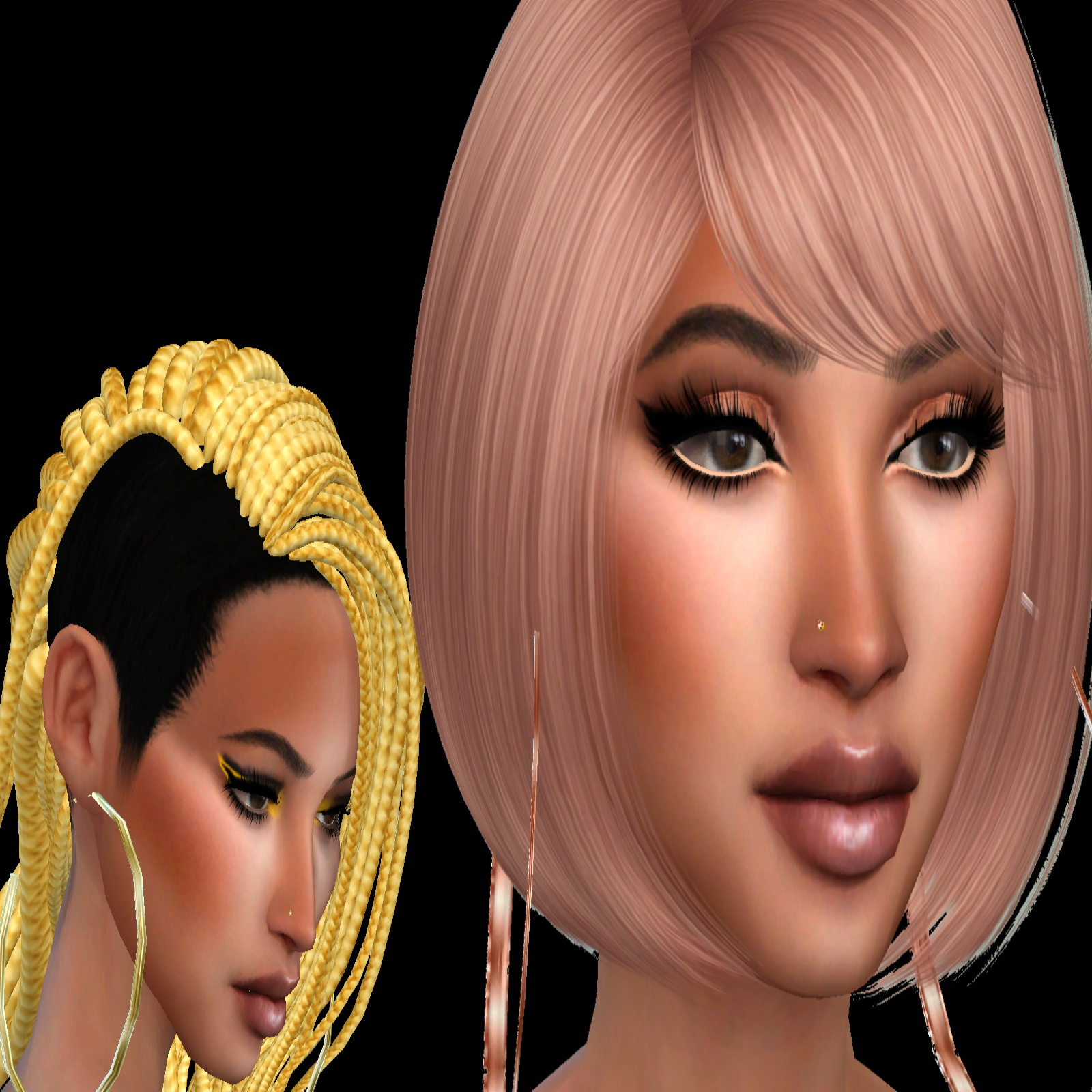 newluxurioussims4 small nose ring - The Sims 4 Create a Sim - CurseForge