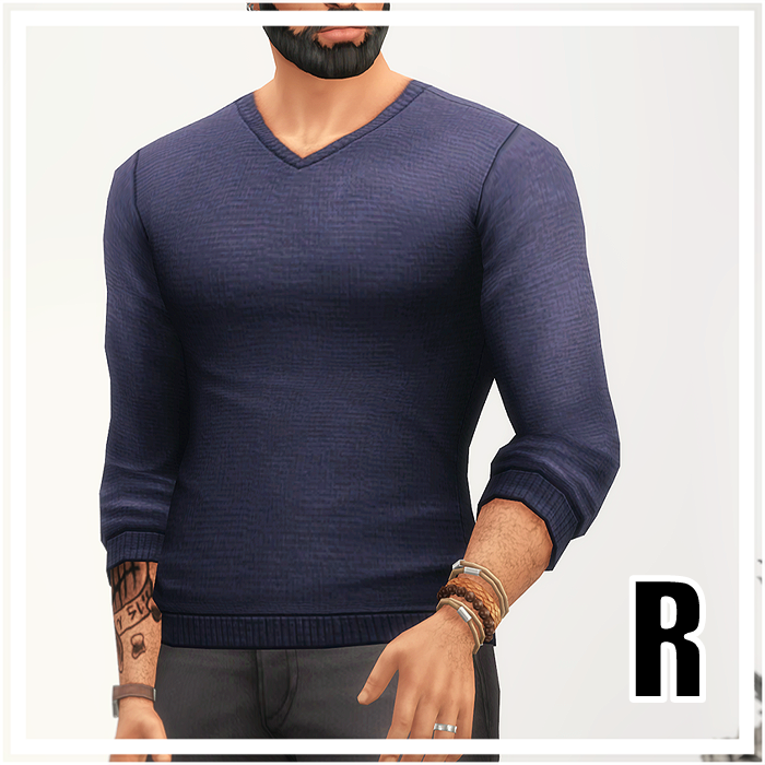 V Neck T-Shirt M - The Sims 4 Create a Sim - CurseForge