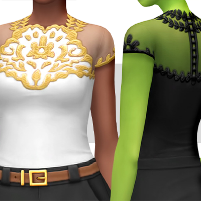Laced Bodysuit - The Sims 4 Create a Sim - CurseForge