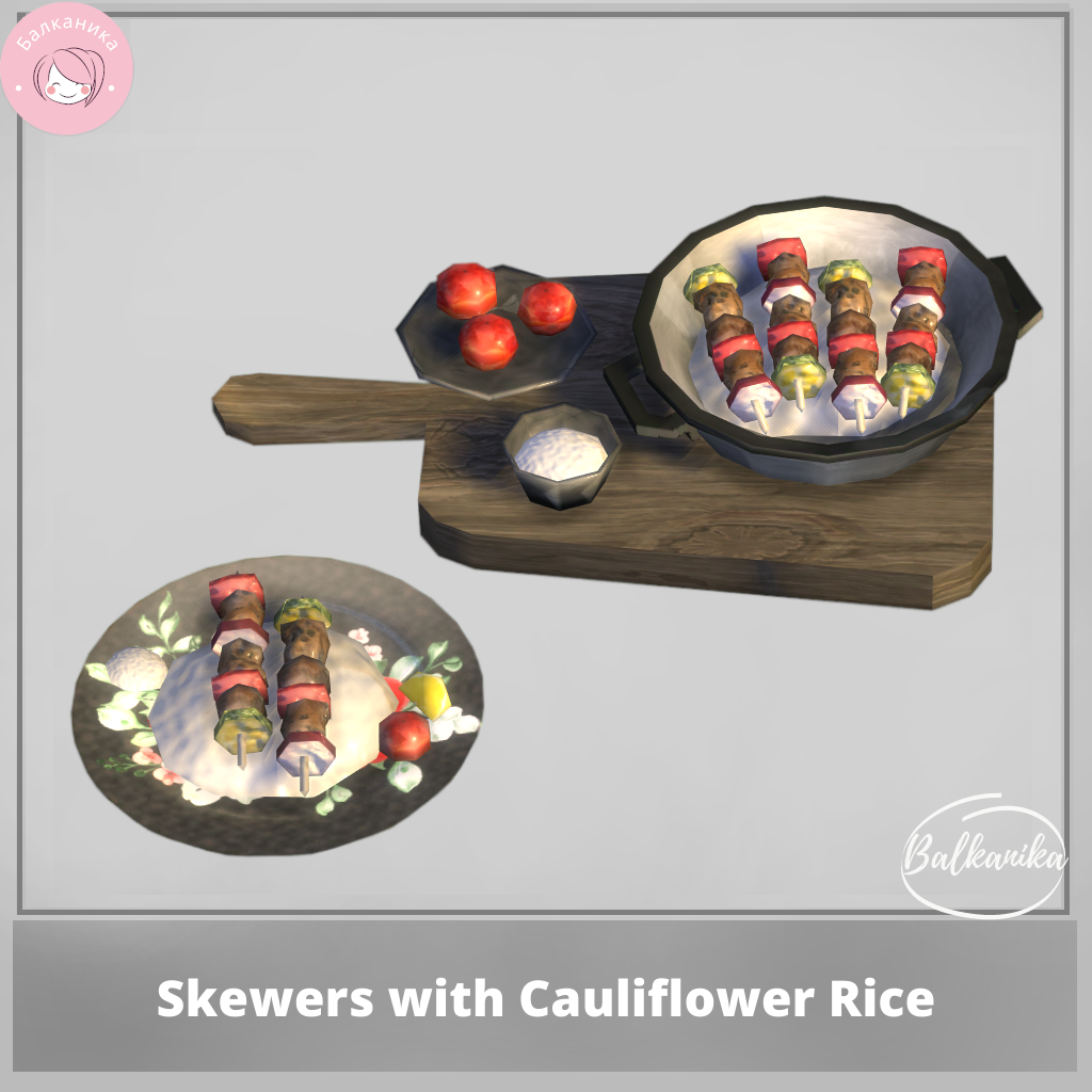 Files - Skewers with Cauliflower Rice - Mods - The Sims 4 - CurseForge