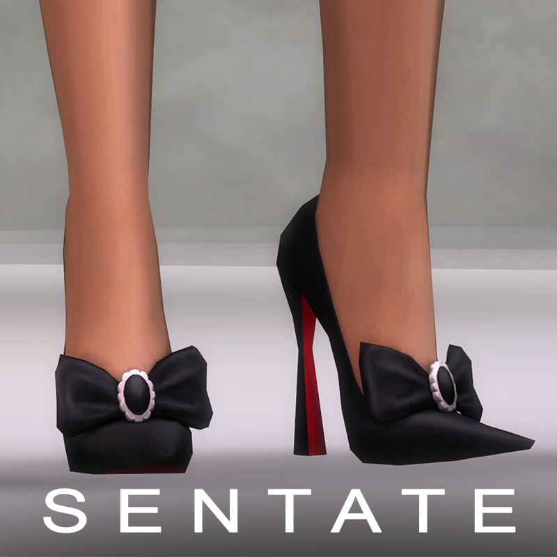 Marie Bow Pumps - The Sims 4 Create a Sim - CurseForge