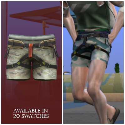Files - Shorts with Harness - Create a Sim - The Sims 4 - CurseForge