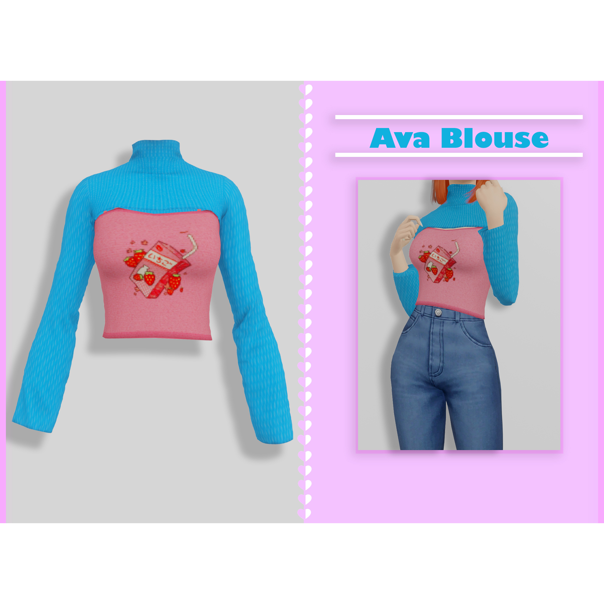 Files - ♡ Ava Blouse ♡ - Create a Sim - The Sims 4 - CurseForge