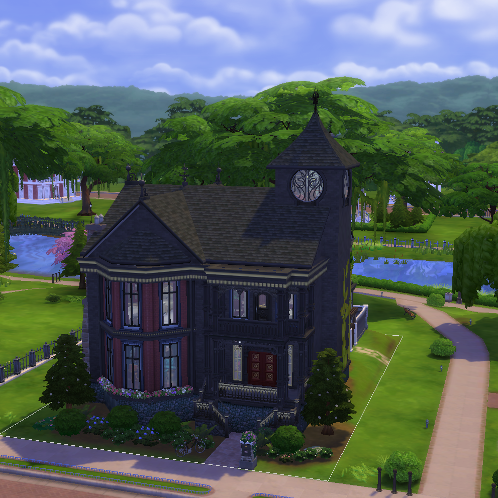 Ophelia Villa for Goth family - The Sims 4 Rooms / Lots - CurseForge