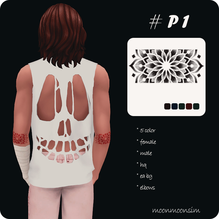Pattern Tattoo - The Sims 4 Create a Sim - CurseForge