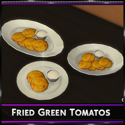 Download Custom Recipe: Fried Green Tomatoes - The Sims 4 Mods - CurseForge