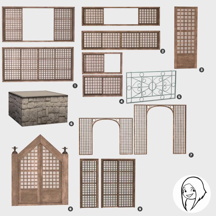 Download Capiz set (2021) - The Sims 4 Mods - CurseForge