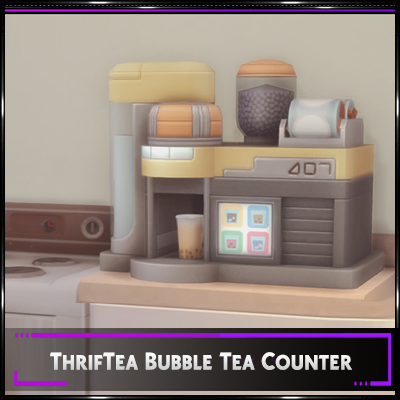 ThrifTea Bubble Tea Counter - The Sims 4 Mods - CurseForge