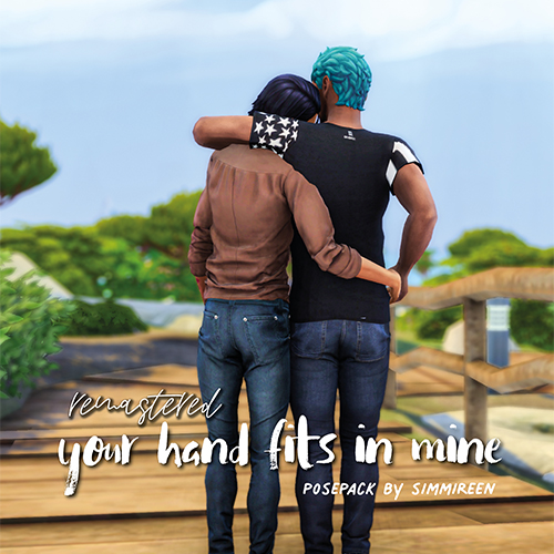 [simmireen] your hand fits in mine remastered - The Sims 4 Mods ...