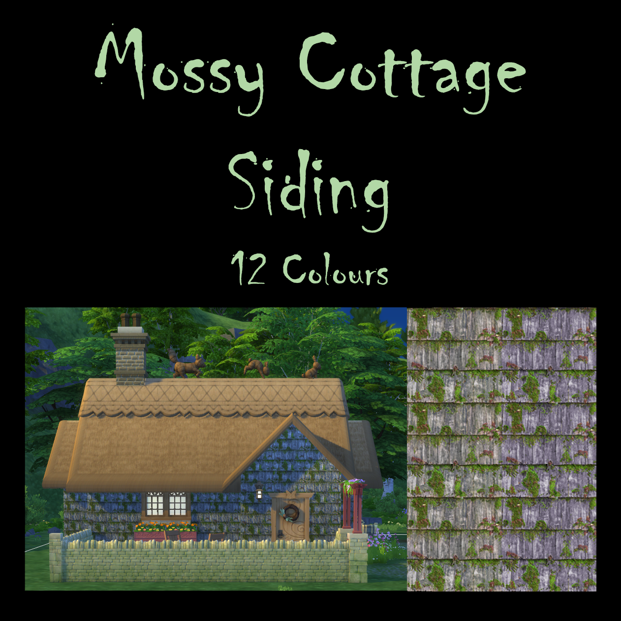 Mossy Cottage Siding - The Sims 4 Build / Buy - CurseForge